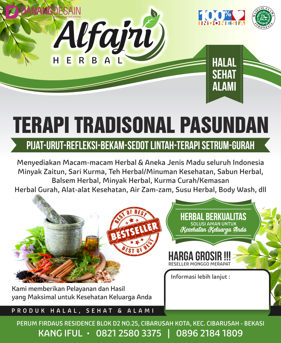 Contoh Desain Banner Herbal - Contoh Desain Banner Spanduk