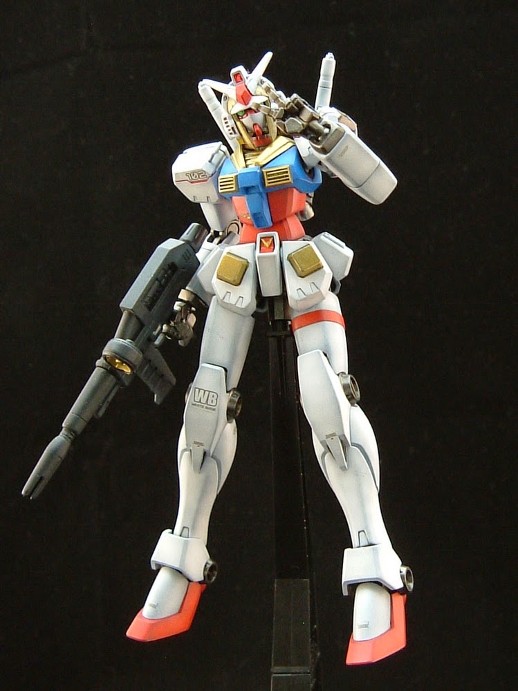 Custom Build: HGFC 1/144 Nobell Gundam "EFSF Ver. Federal white devil ...
