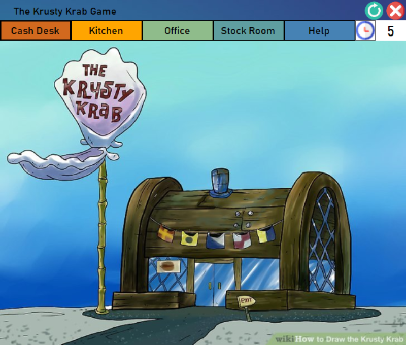 The Krusty Krab Game