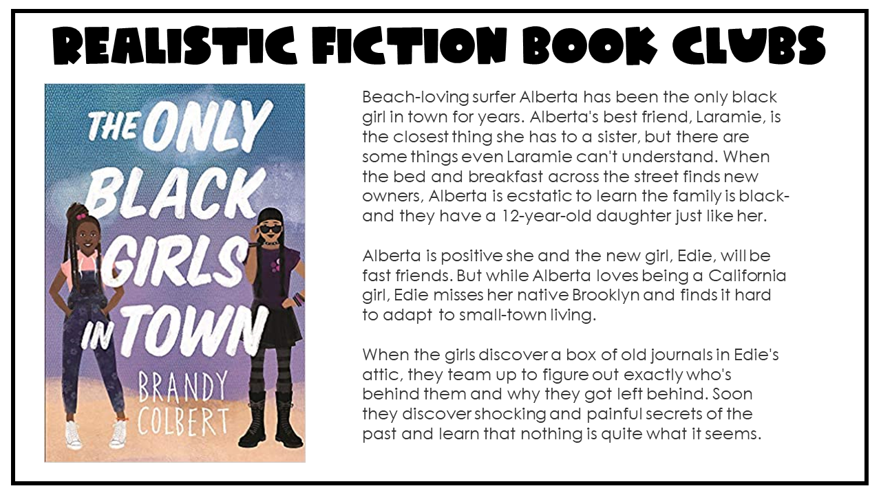 Realistic Fiction Book Club ~Getting Started - Teachers Who Read