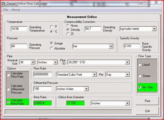 How to Size an Orifice Plate Flow Meter with Software ~ Learning ...