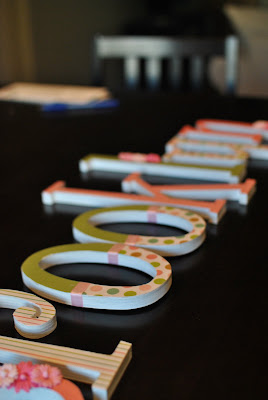 31 Flavors: DIY Nursery Letters