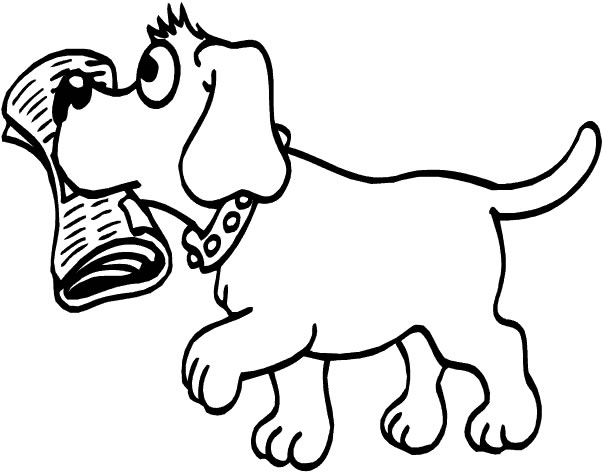 dog eating coloring pages >> Disney Coloring Pages