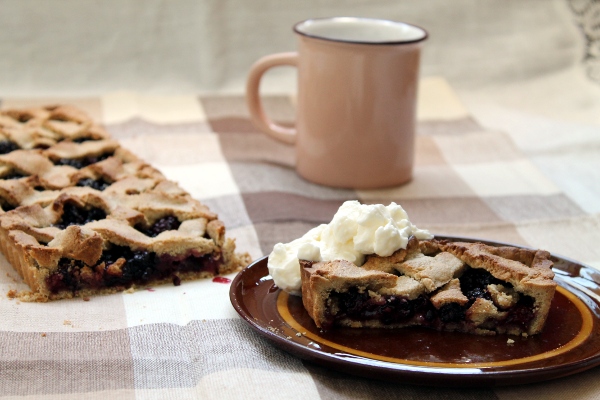 Crostata de moras con masa quebrada de avena - Magdalenas de Chocolate