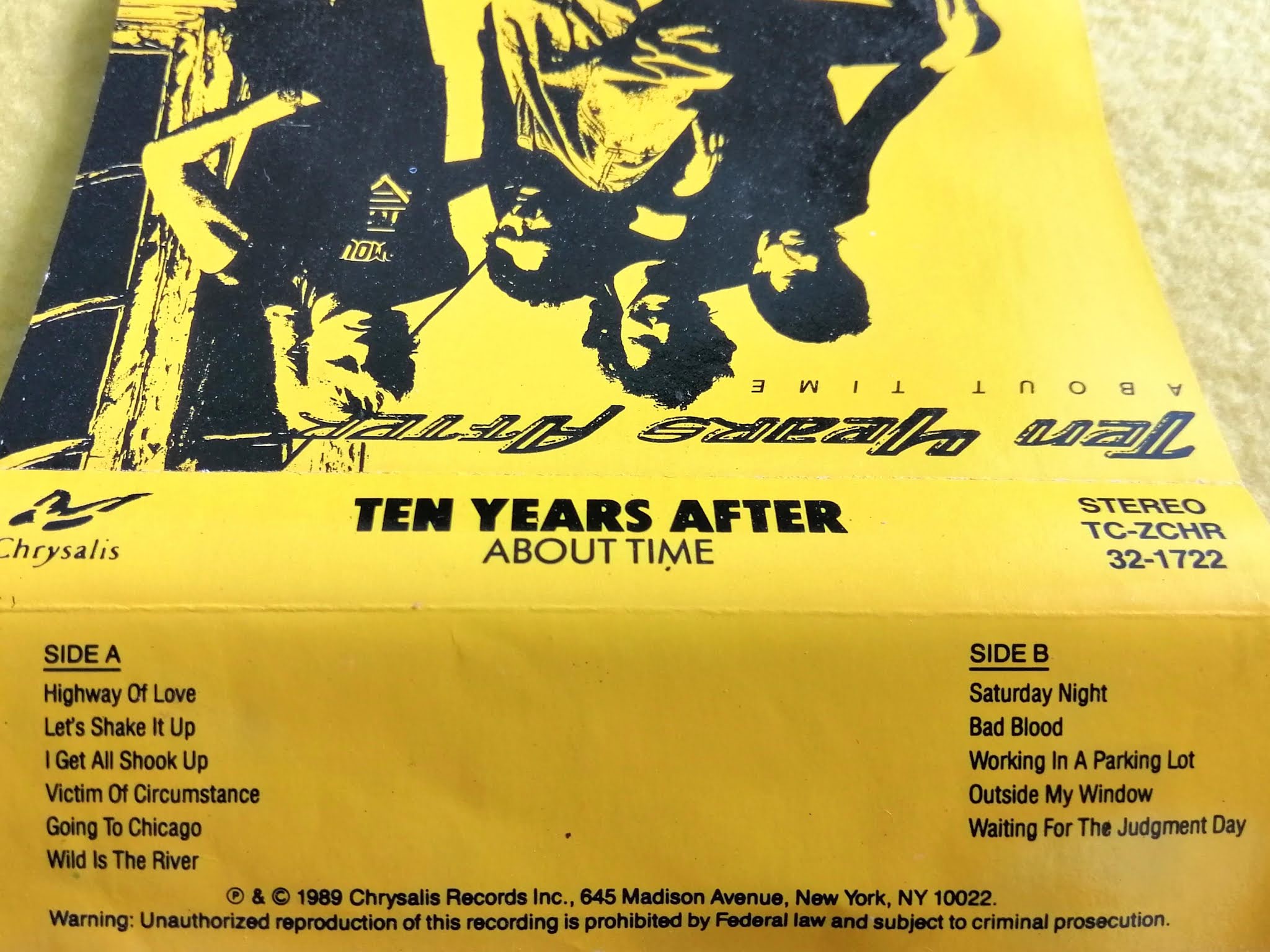 Classic Rock Covers Database: Ten Years After - About Time (1989)