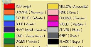 El Noticiario De Victor: Colores en francés