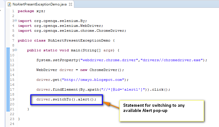 Selenium By Arun Noalertpresentexception Webdriver Exception