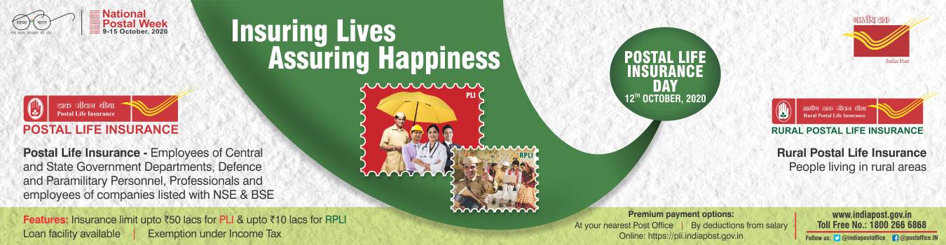 National Postal Week Banners of India Post