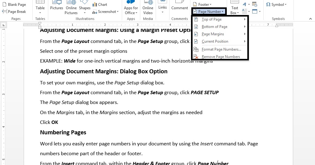 Insert Page Number In MS Word Computer Free Courses insert-page-number-in-ms-word-computer-free-courses