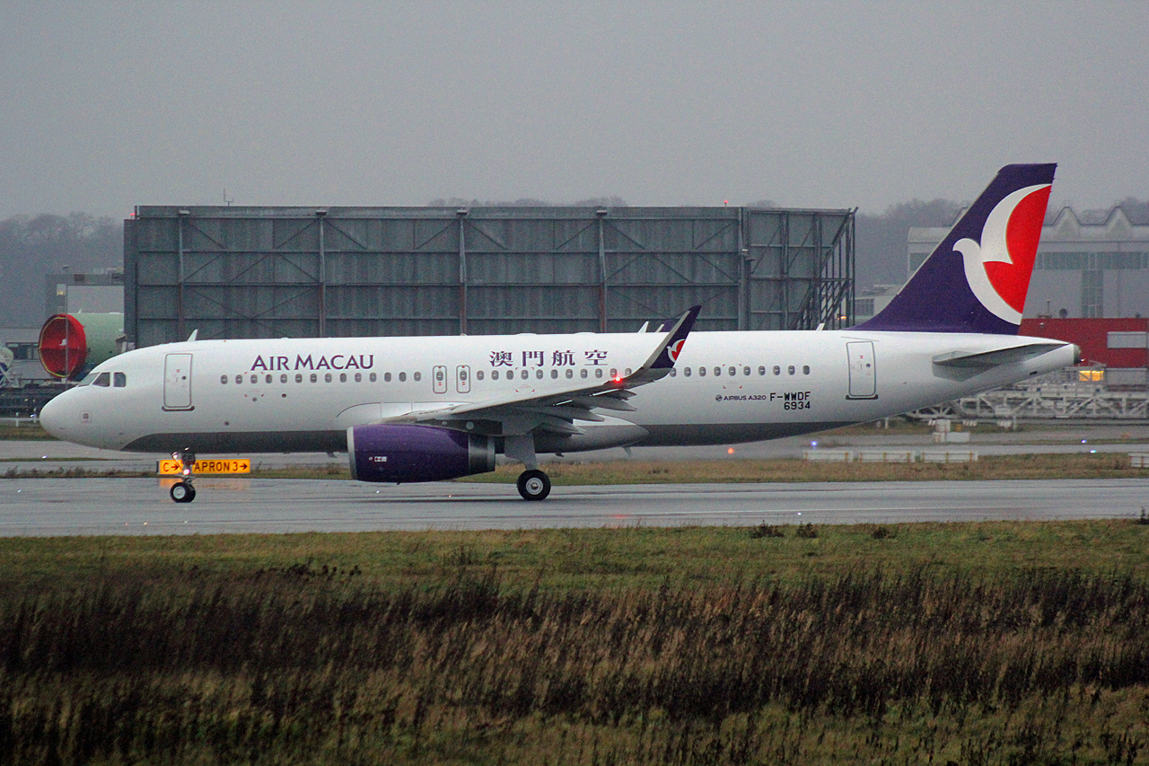 Airbus Hamburg Finkenwerder News: A320-232SL, Air Macau, B-MCF (MSN 6934)