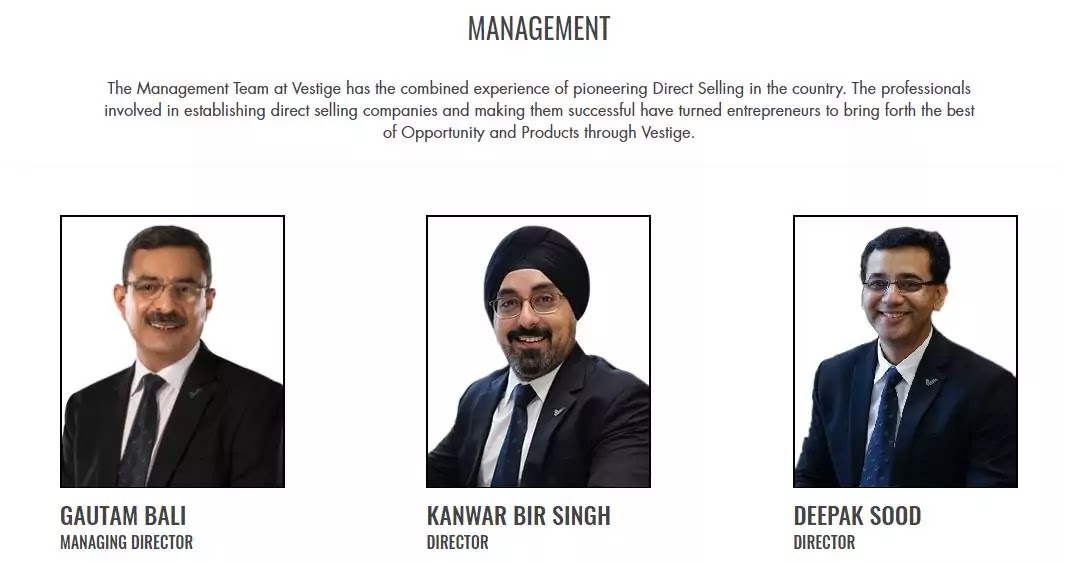 About Vestige Management | वेस्टीज मैनेजमेंट | Successful Leadership ...