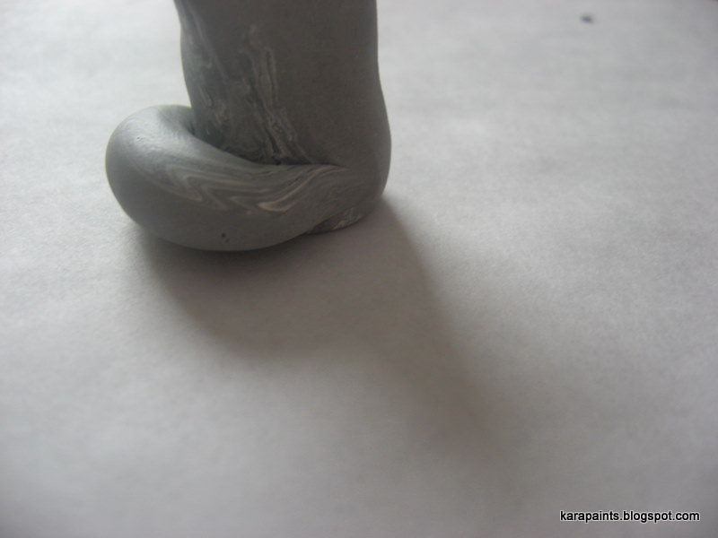 Kara Paints: Tiny Wolf Polymer Clay Tutorial