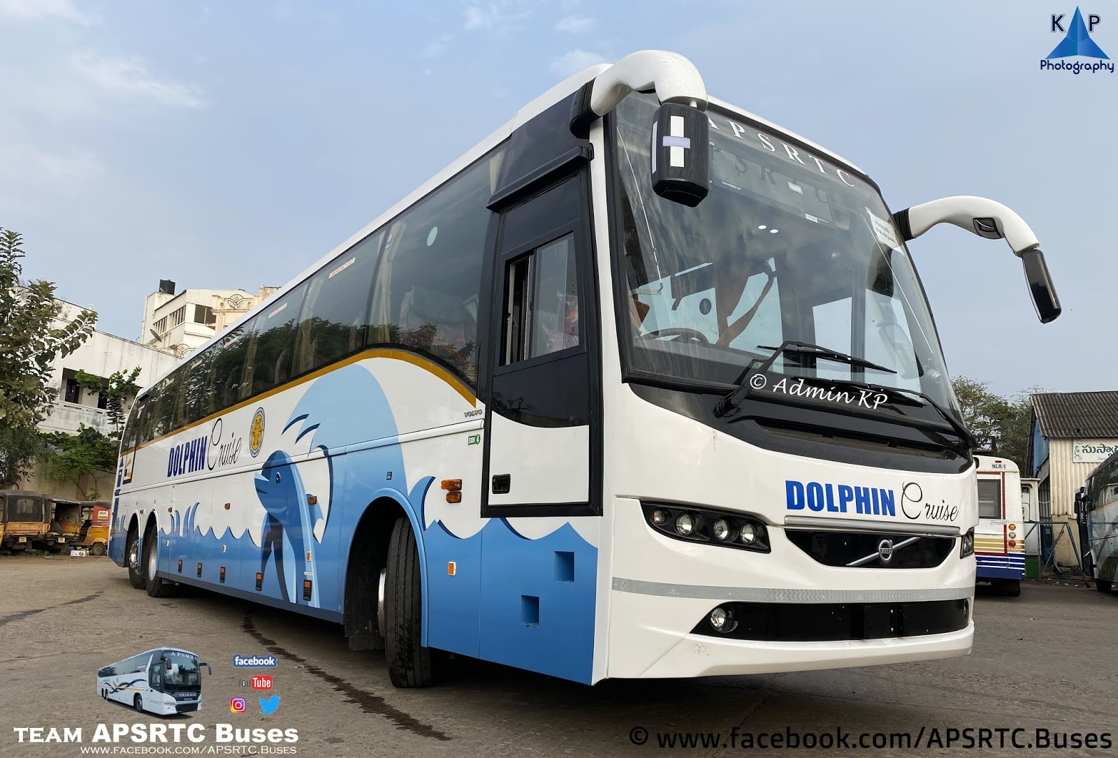 APSRTC DOLPHIN CRUISE BUS | VOLVO B11R 14.5m Multi Axle.
