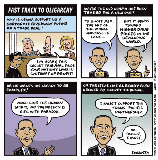 Surviving Capitalism (Not) : TPP: Fast Track to Oligarchy