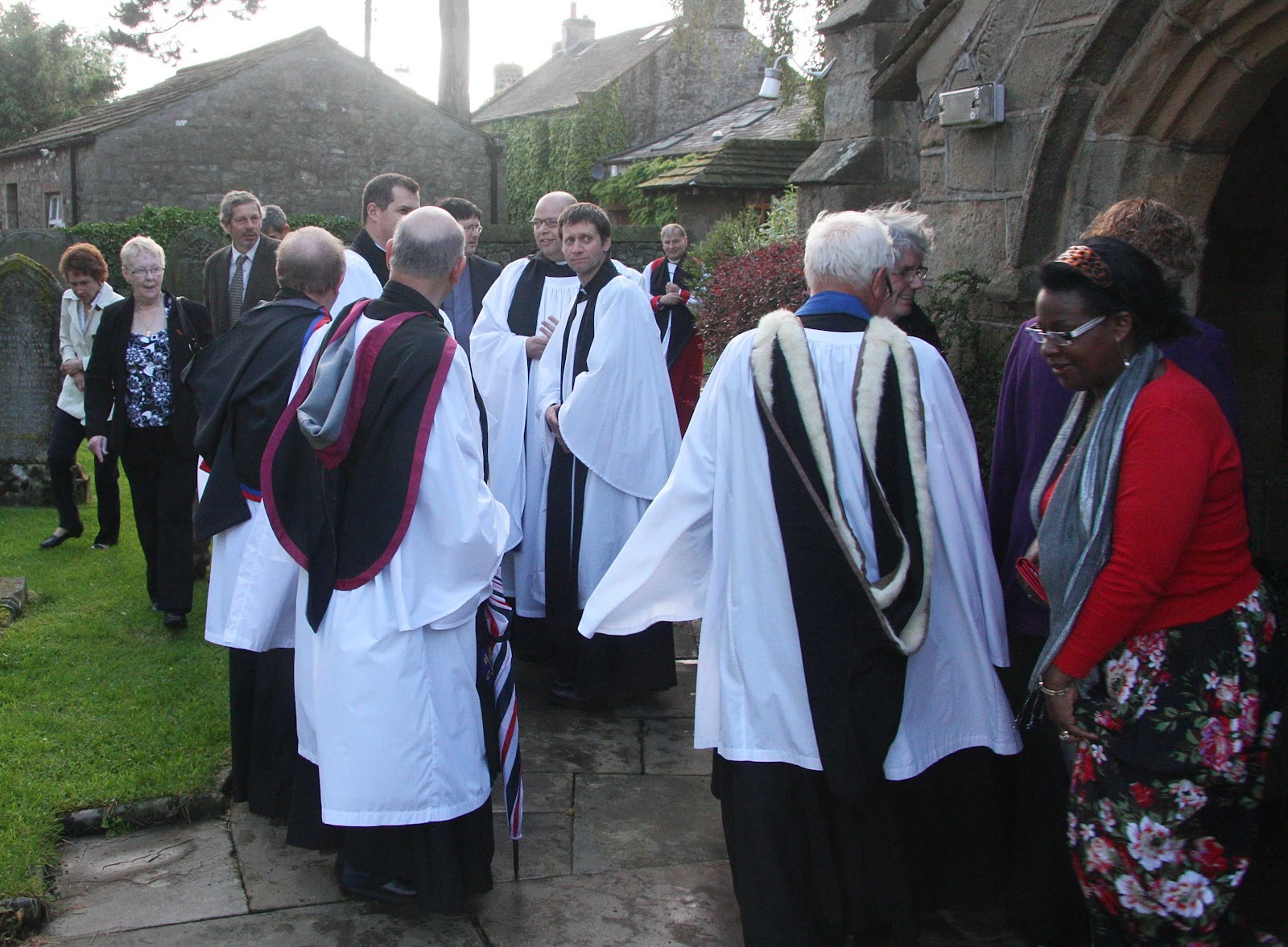 St Mary's Church, Long Preston: Our new vicar's licensing service 28/06/12