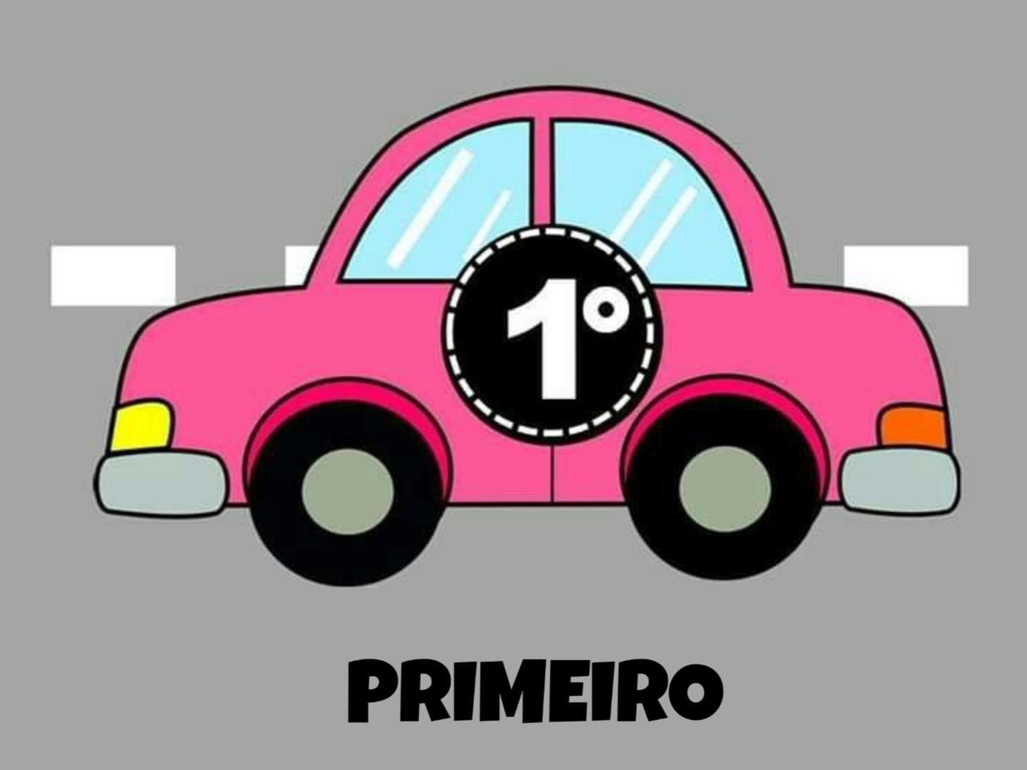 Números ordinais Cards coloridos e ilustrados com os números ordinais ...