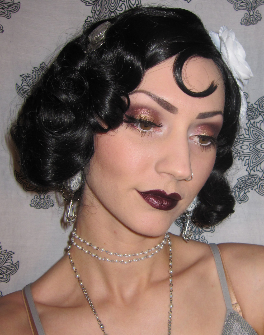 Glitter is my Crack: 1920's Flapper Makeup/Costume look + Halloween ...