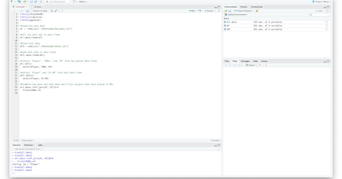 Using StatsBomb data - part 3
