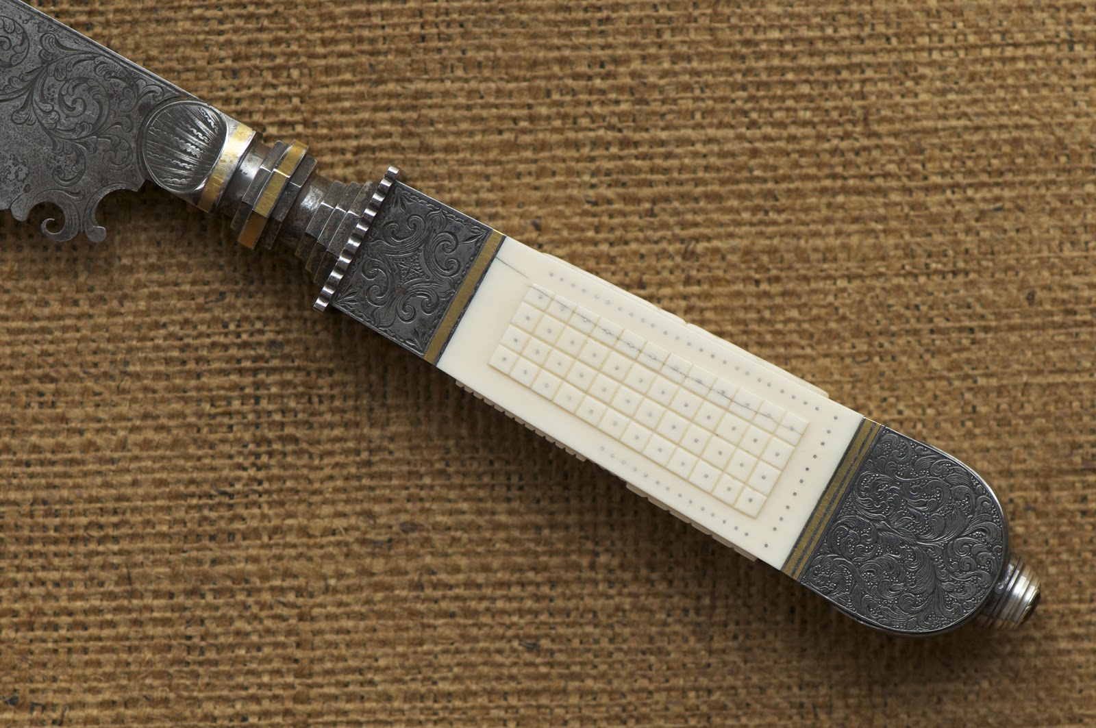 Judson Brennan: Alaskan Longrifle Artisan: Sam Bell Knife by Jud Brennan