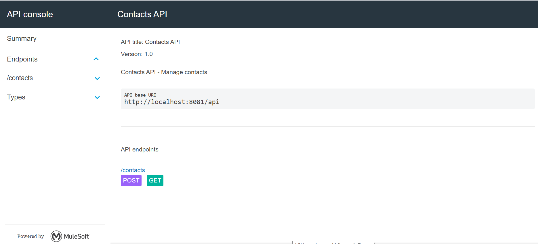 OpenAPI Specification 3.0 in Mulesoft