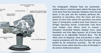 HOLOGRAPHIC MEDICAL PODS/REGENERATION BEDS - REGROWS LIMBS, REMOVES ...