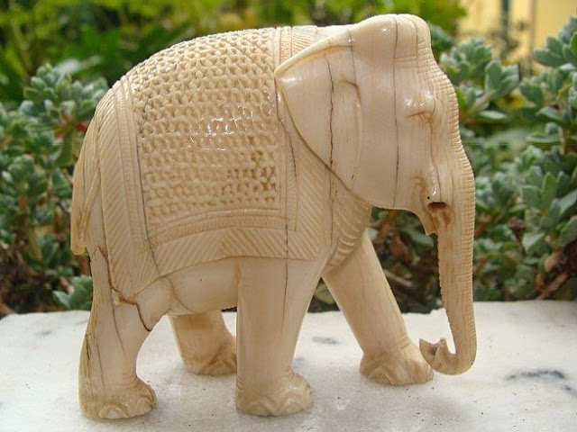 Fossils & Antiques: Ivory Antiques Elephant