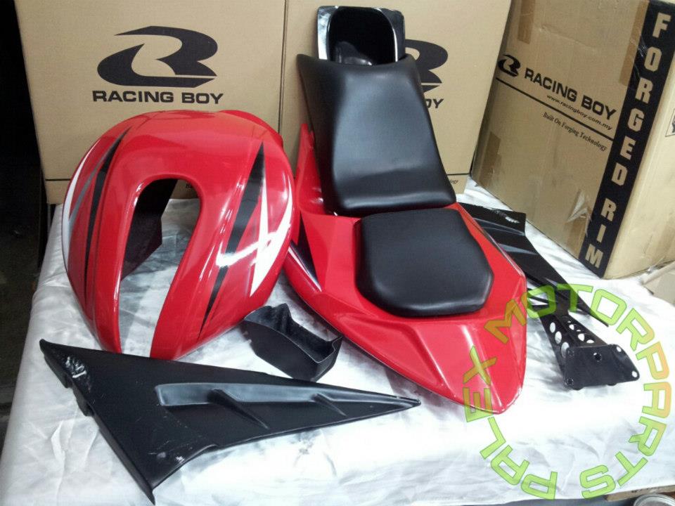 Rear Bodykit + Tank Cover Ducati Street Fighter for Yamaha FZ150i ...