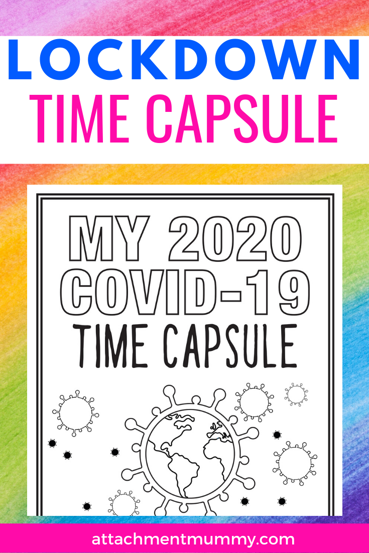 FREE Lockdown Time Capsule Colouring Pages Worksheets Printables FUN!
