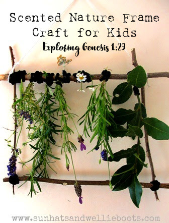 Sun Hats & Wellie Boots: Scented Nature Stick Frame - Creative Prayer ...