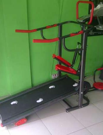 Jual Alat Fitnes Treadmill Manual 5 Fungsi Total Anti Gores TL-003 AG ...