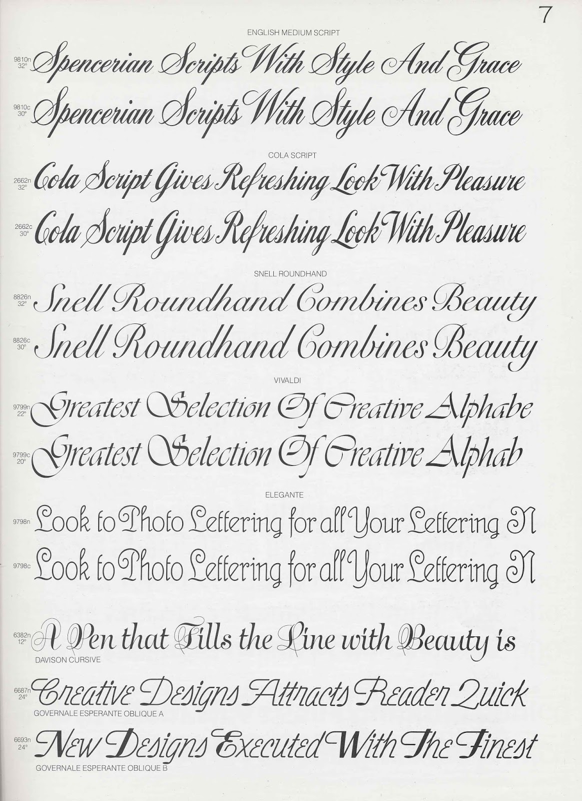 Tenth Letter of the Alphabet: Alphabets: Photo-Lettering Inc. Catalogs