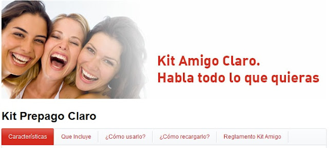 kit amigo de claro precio Características Que Incluye Cómo usarlo Cómo ...