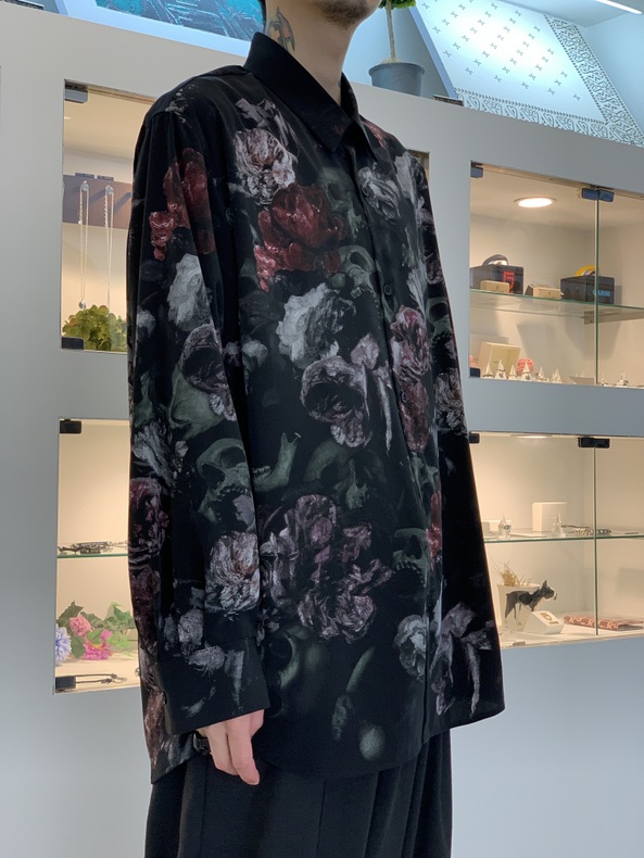 Psychobox＞＞＞Blog: LAD MUSICIAN / DECHINE FLOWER SKULL BIG SHIRT