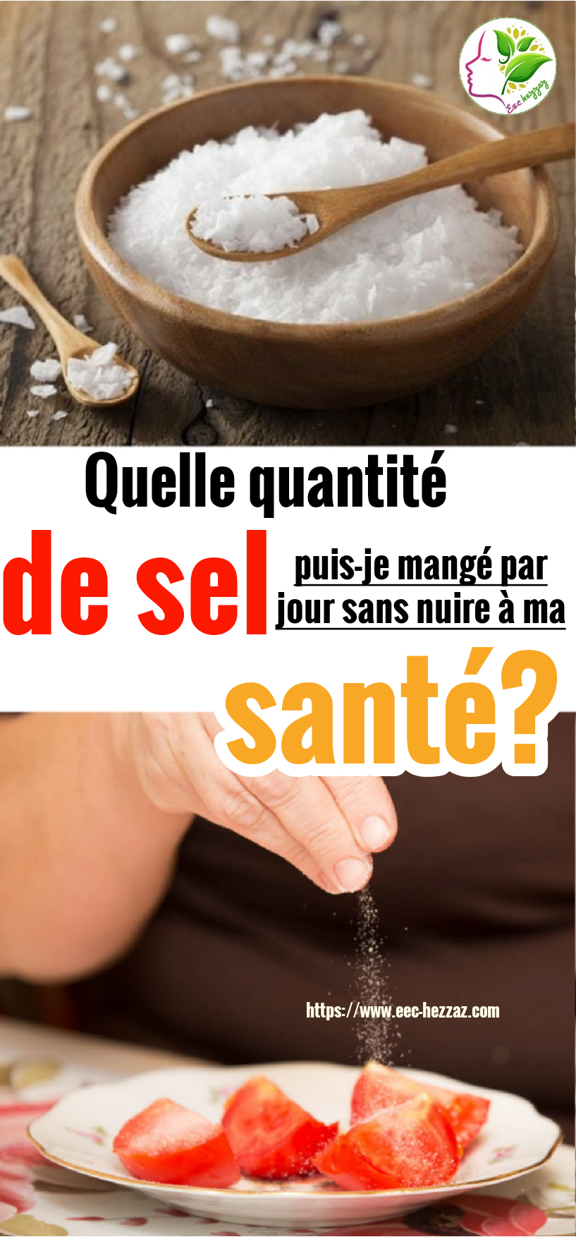 Quelle quantité de sel puis-je mangé par jour sans nuire à ma santé?
