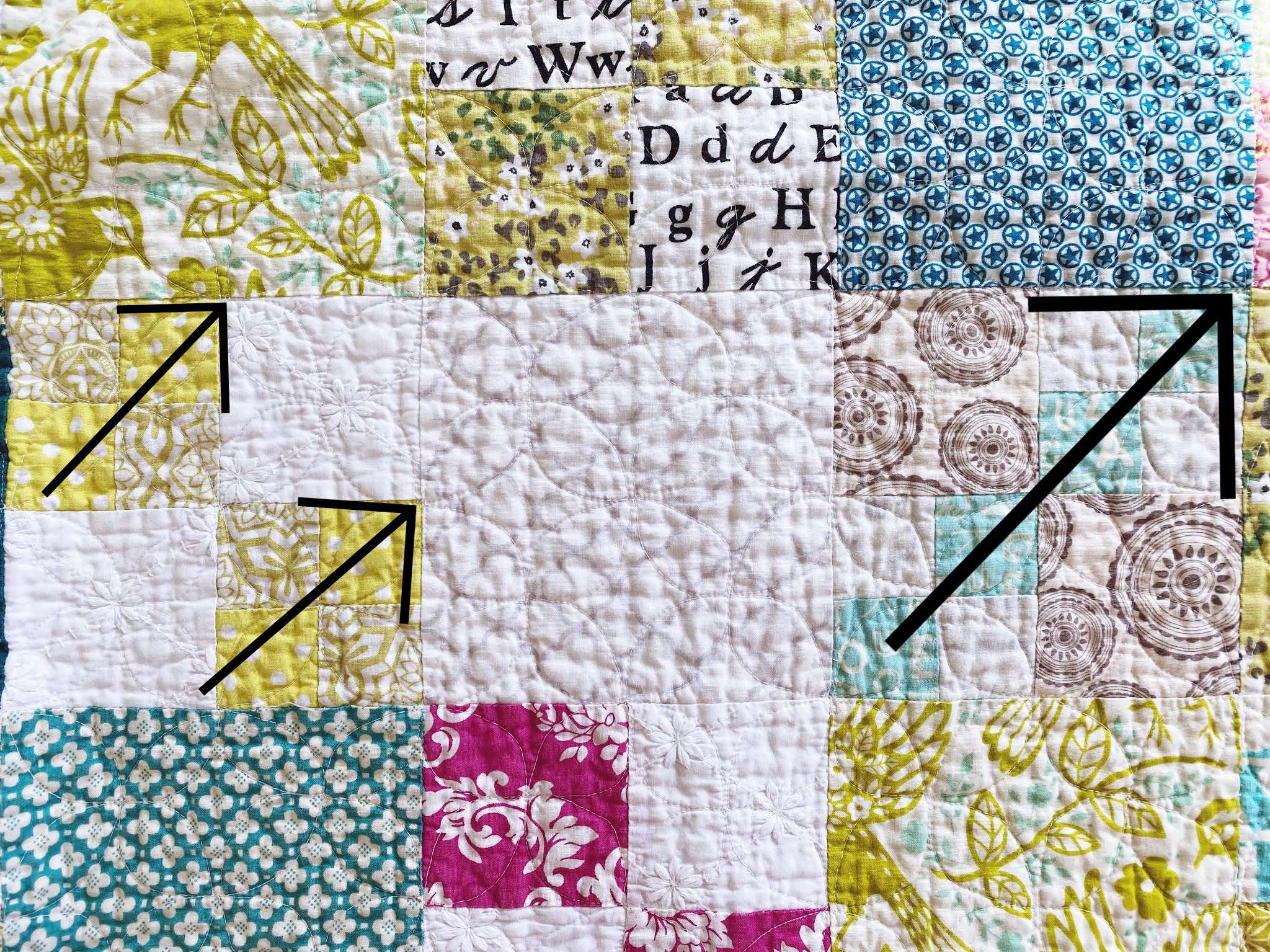 Splish Splash Stash: penny patch 3 block variation: process, musings ...