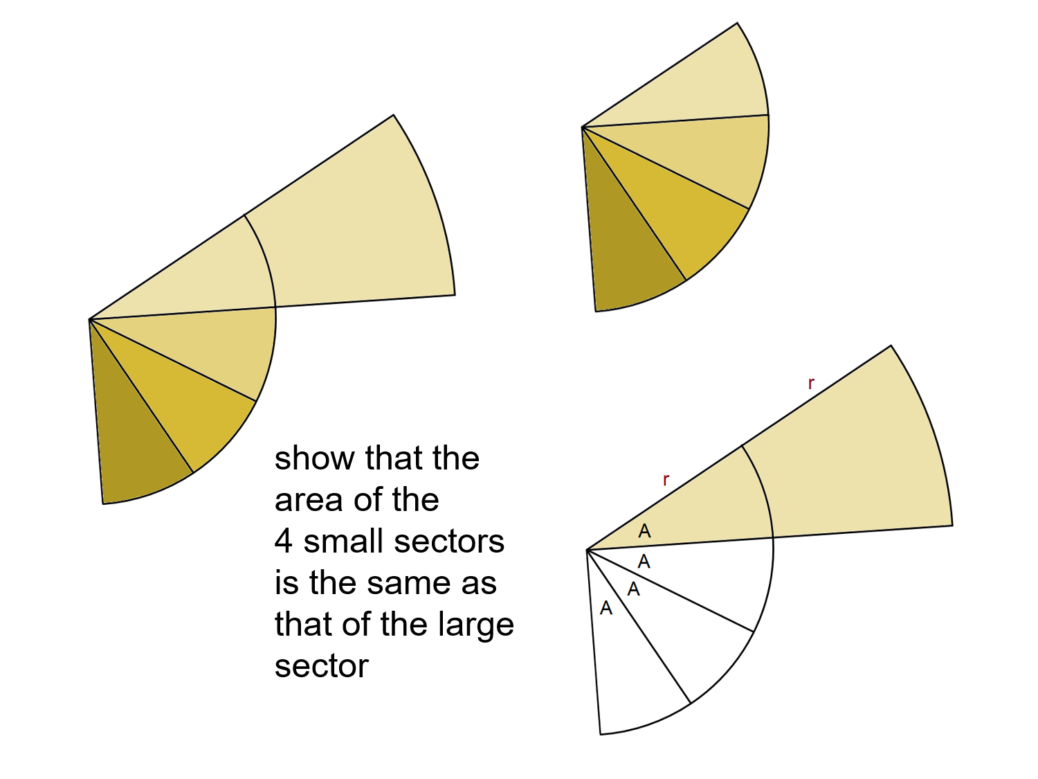 MEDIAN Don Steward mathematics teaching: arc length and sector area