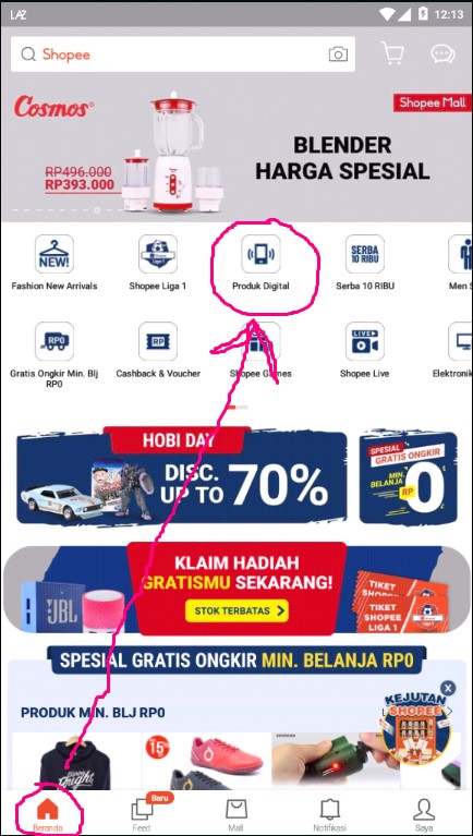 Cara Bayar Zakat Melalui Shopee - Tutorial di Shopee