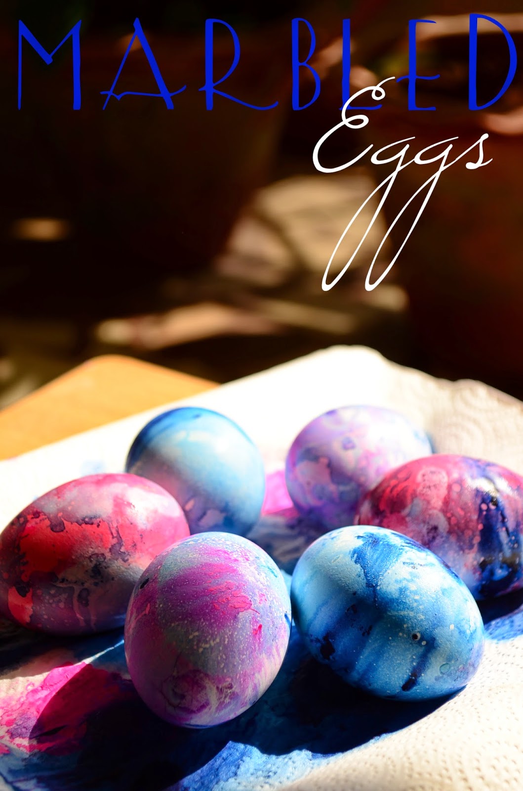 Practical Mom: Easter Activity: Marbled Eggs