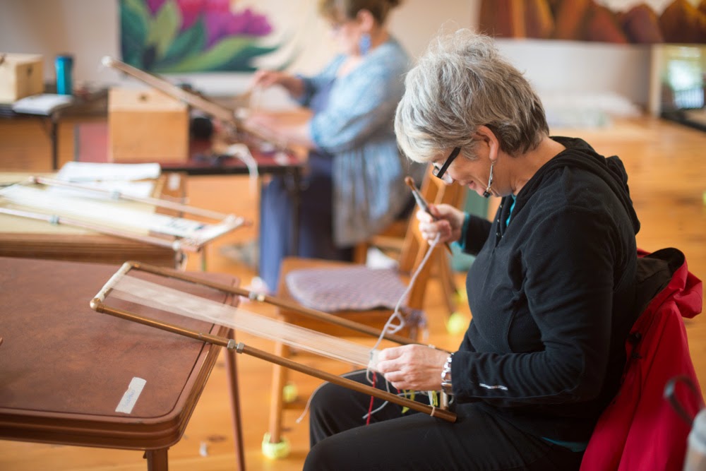 Moon Rain Centre: Working forward in Tapestry...Archie Brennan & Susan ...