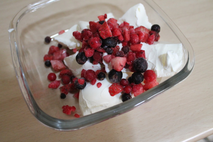 Crema de Frutos Rojos y Tomillo