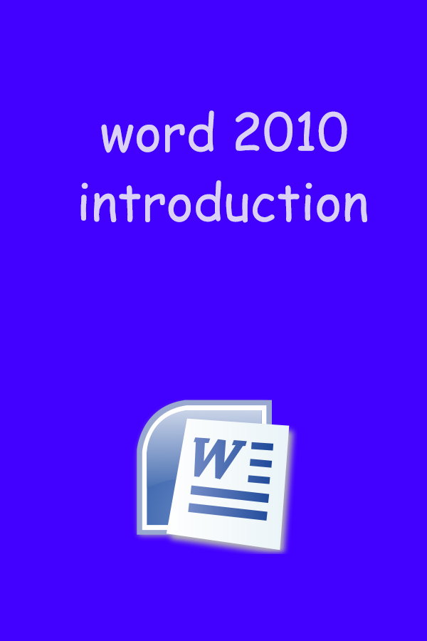 MS Office Tutorials: MS Word introduction