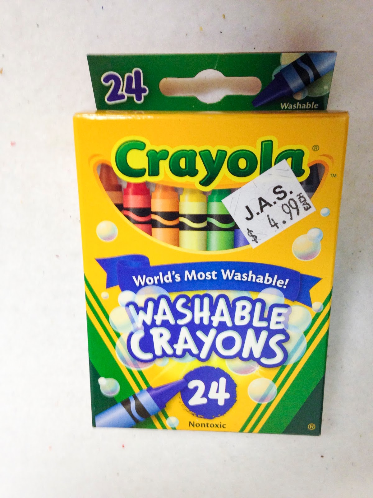 Jenny's Crayon Collection: Crayola Washable Crayons