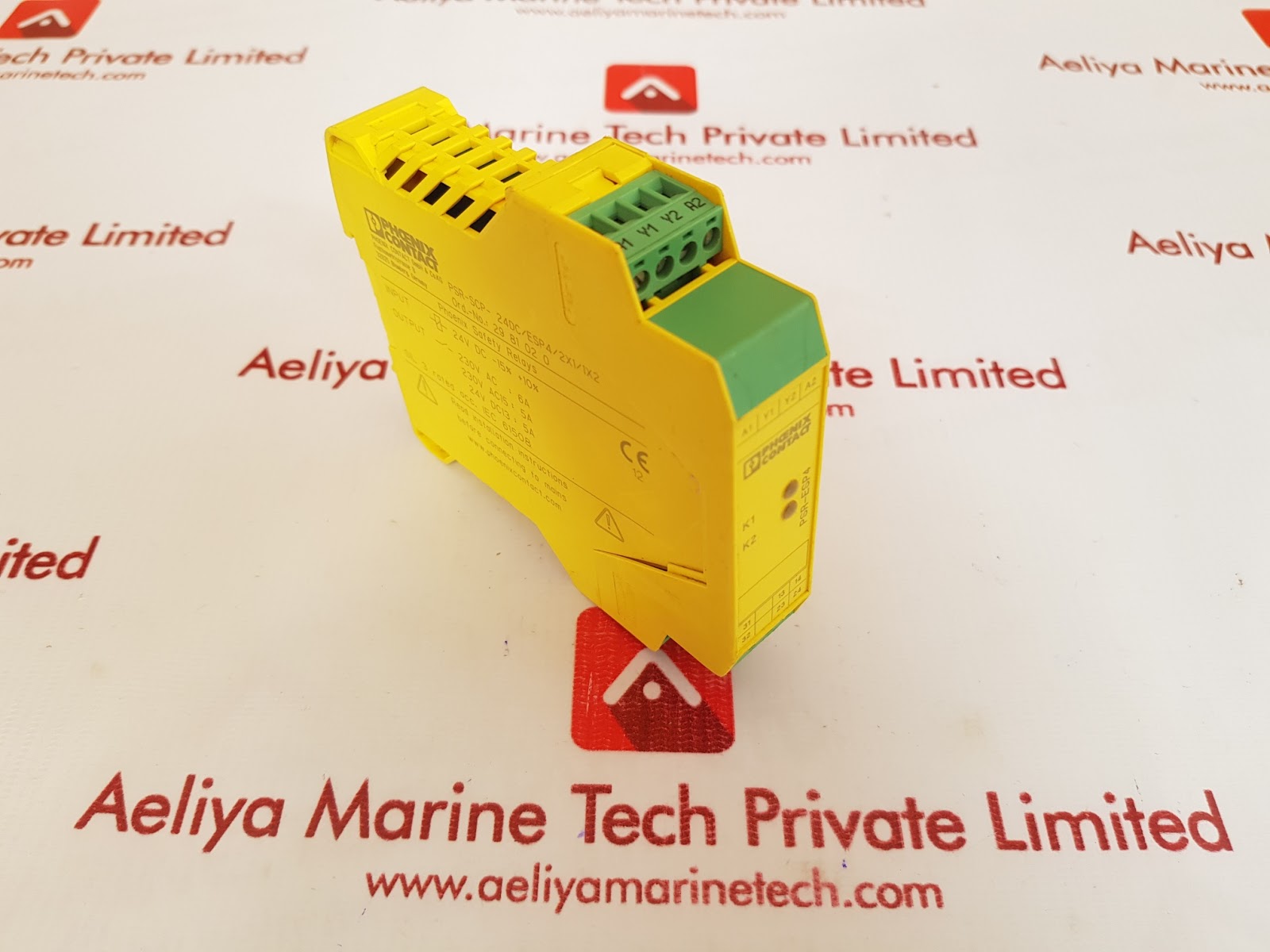 PHOENIX PSR-ESP4 SAFETY RELAY PSR-SCP-24DC/ESP4/2X1/1X2 - Aeliya Marine