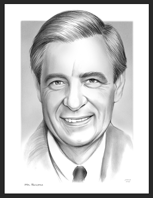 Sketch of the Day: "Mr. Rogers" Fred McFeely Rogers 1928 - 2003