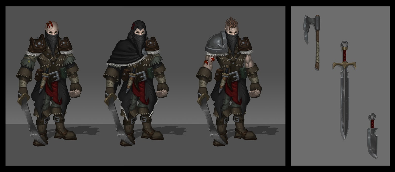 Concept Art And Design Of Travis Lacey - Ravenseye Studios: Bandits