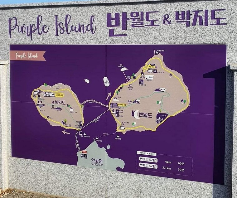 Purple Island in South Korea
