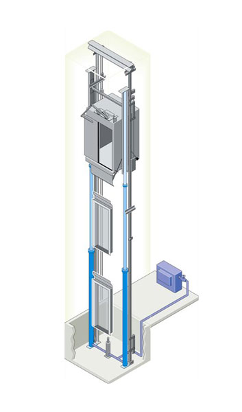 ESCON ELEVATORS PVT. LTD.: ESCON Products: Hydraulic Elevator