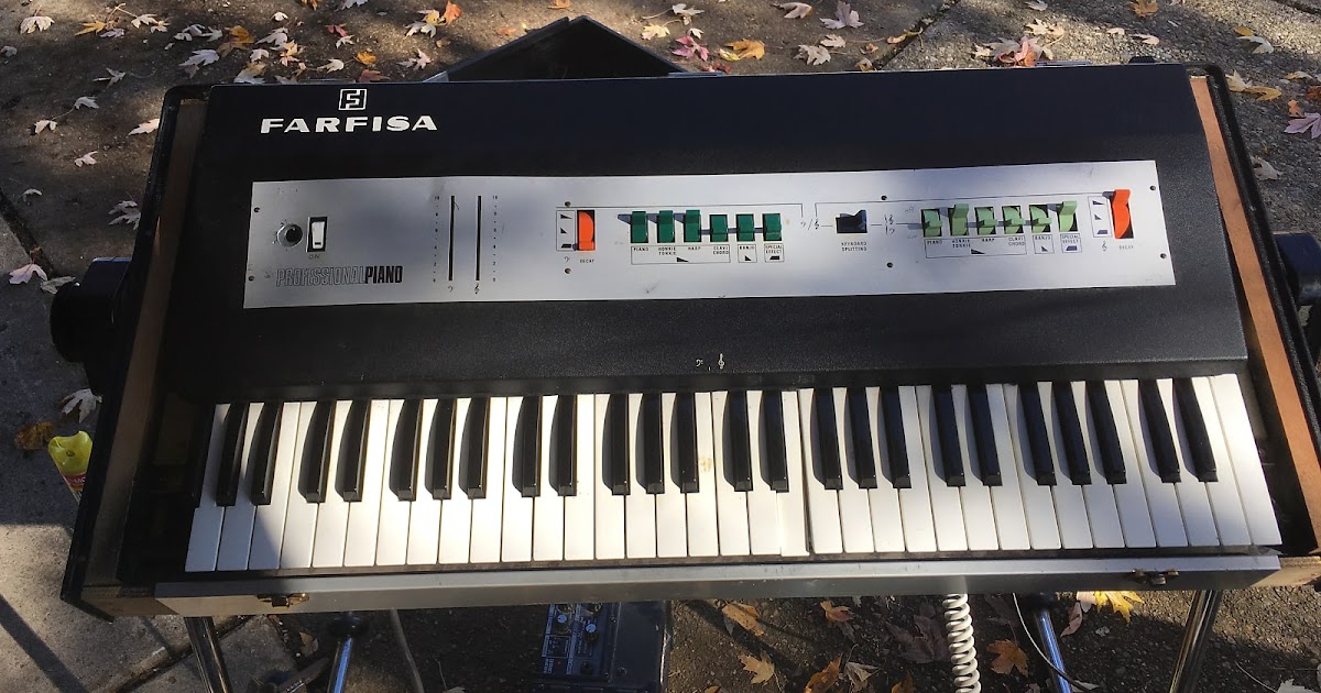 MATRIXSYNTH: Farfisa Professional Piano w/ Banjo Preset