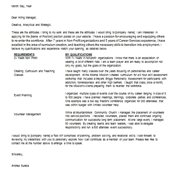 Cover Letter Opening Line Examples - Invoice Template
