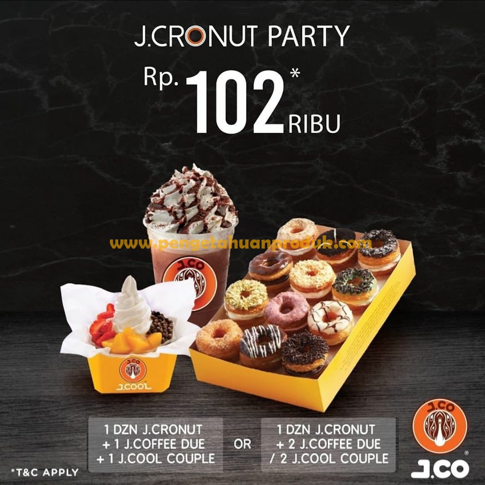 Promo JCO Donut Terbaru Jcronut Party 25 - 27 November 2019